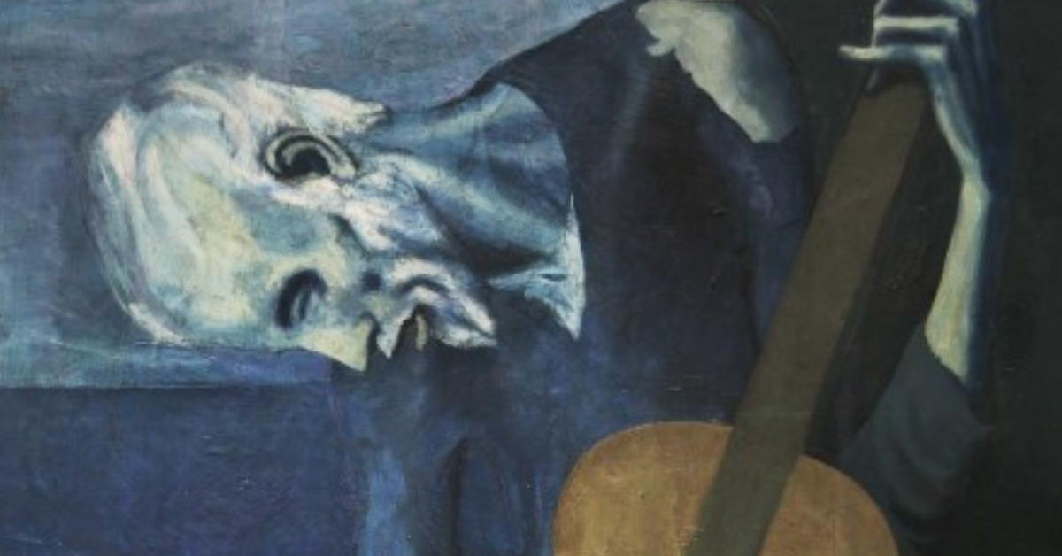 The Old Guitarist - Pablo Picasso | Sleep, Meditation, Health & Wellness